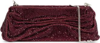 Benedetta Bruzziches Schultertasche mit Strass - Rot
