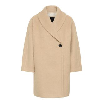 Inwear Manteau droit - Femme - Manteaux - Beige - Taille: 42 FR