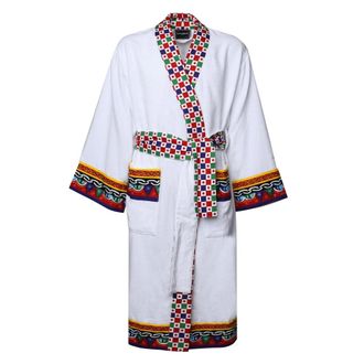 Dolce & Gabbana Accessoires aus Baumwoll-Frottee mit bedruckten Details - - Nightwear & Lounge - Herren - Mehrfarbig - S