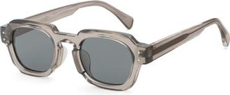 Generic Lunettes De Soleil Carr&eacute;es Tendance &Agrave; Grande Monture For Hommes Et Femmes, Polaris&eacute;es, For La Conduite, Les Vacances Et Les S&eacute;ances Photo.(Gray)