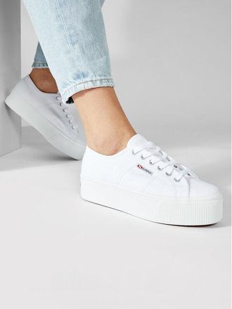 Superga Sneakers aus Stoff 2790 Cotw Linea Up And Down S9111LW Wei&szlig;