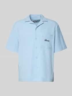 Review Regular Fit Freizeithemd mit Label-Stitching