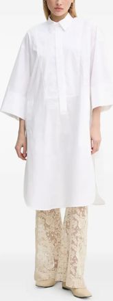 Day Birger Et Mikkelsen robe-chemise à poche poitrine - Blanc