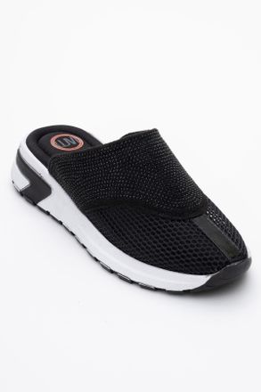 Prologue GLEA Mesh Strass Pantoletten Damen
