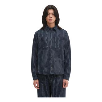by Parra Meandering Lines Shirt - - Shirts - Herren - Blau - XL