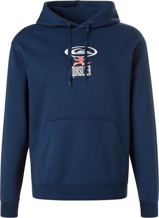 Quiksilver Herren Hoodie blau Logo und Motiv