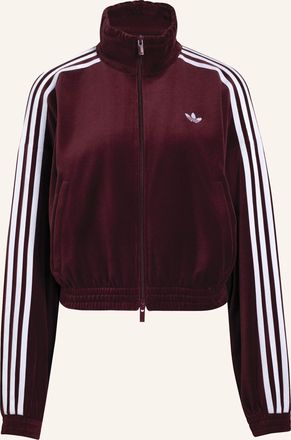 adidas Originals Adidas Originals Velours Track Top, Plissiert rot