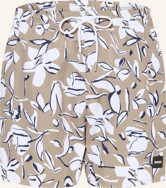 HUGO BOSS Badeshorts Piranha braun