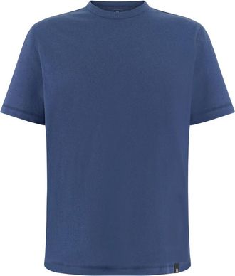 Boggi Milano Homme, Tops, Bleu, Taille: M T Shirt Coton Lin