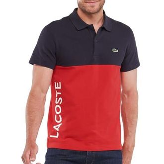 Lacoste Polo Marine/Rouge Homme PH8365 Marine L