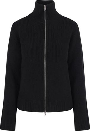 Maison Margiela unisex, Sweatshirts et sweats &agrave; capuche, Noir, Taille: S Gilet z fermetureure &eacute;clair en maille