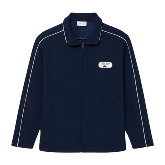 Lacoste Tennis Heritage Zip-Up Sweatshirt - - Sweatshirts & Hoodies - Herren - Blau - XL