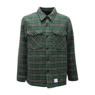 Department Five Gr&uuml;ne Karo Jacke Hergestellt in Italien - - Jackets - Herren - Gr&uuml;n - S