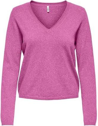 Only Onlloyal Life Ls Pull col en V KNT Nca, Rose Super, M