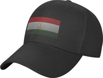 Generic Casquette Baseball Drapeau du Tadjikistan Snapback Hat Casual,Mode Casquette De Baseball pour Badminton Homme Running