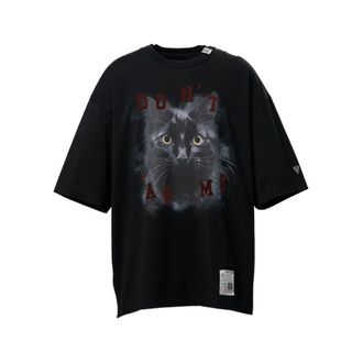 Miharayasuhiro Katzenprint-T-Shirt - - Tops - Herren - Schwarzk - S
