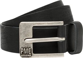 PME Legend Herren Lederg&uuml;rtel FAR WEST BELT - 85-105cm G&uuml;rtell&auml;nge 100% Leder Dornschlie&szlig;e, Gr&ouml;&szlig;e:85cm, Farbe:Black 999