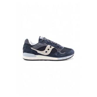 Saucony Retro Sneaker mit Wildleder Eins&auml;tzen - - Shoes - Herren - Blau - 44 EU