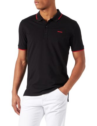 HUGO BOSS Herren Dinoso222 Polohemd, Black001, XXL EU