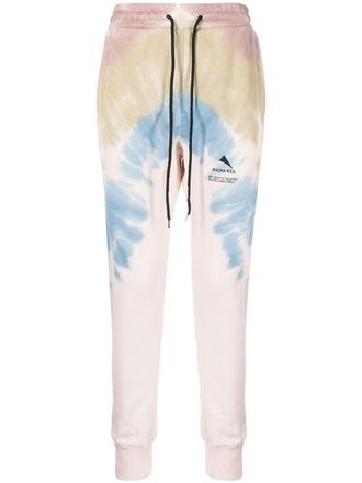 Mauna Kea pantalon de jogging à imprimé tie dye - Marron