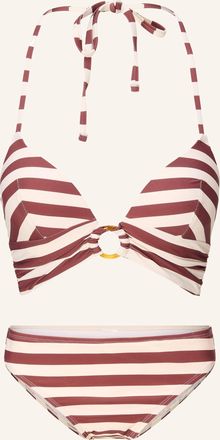 LingaDore Triangle Padded Bikiniset braun