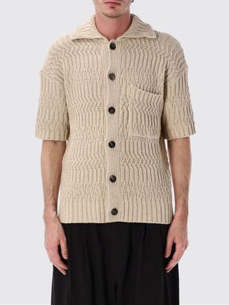 Roberto Collina Cardigan en coton &agrave; manches courtes avec col classique