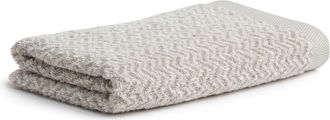 Möve Brooklyn Duschtuch Fischgrat 80 x 150 cm aus 85 % Baumwolle / 10 % Viskose aus Bambus-Zellstoff / 5 % Leinen, nature / cashmere