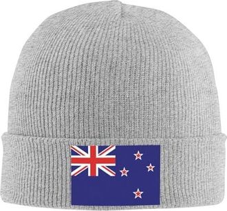 Generic Drapeau De La Nouvelle-Zélande Unisex Bonnet De Pêcheur Confortable Bonnet De Trawler Respirant Bonnets Hiver pour Ski Le Quotidien Course À Pied