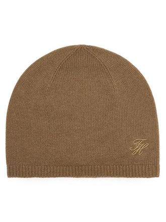 Tommy Hilfiger M&uuml;tze Script AW0AW19105 Hellbraun