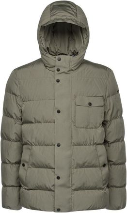 Geox Steppjacke PIEVE mit verdecktem Rei&szlig;verschluss & Druckern, Kapuze mit Schirm, 4 Taschen