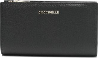 Coccinelle Femme, Accessoires, Noir, Taille: ONE Size Metallic Large Wallet