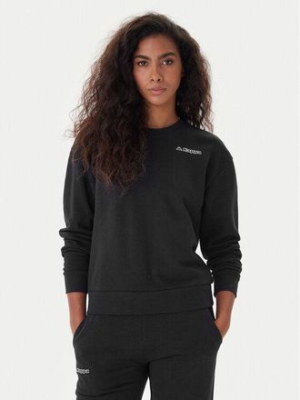 Kappa Sweatshirt Logo Fekka 371M5EW Schwarz Regular Fit