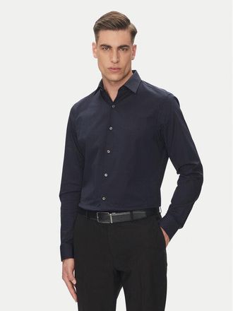 Calvin Klein Hemd Essential LV019EU000 Dunkelblau Slim Fit