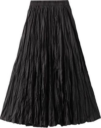 Generic Jupe Bohème Midi Fleurie Maille Parachute avec Culot Culottes Gainante Paysanne Habillée Charleston Vieux Turquoise Bretelle Danse Plissees Court Cham