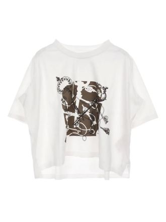 Herm&egrave;s t-shirt &agrave; imprim&eacute; graphique (ann&eacute;es 2020) - Blanc
