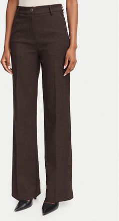 Morgan Stoffhose 262-PCHOC.F Dunkelbraun Straight Fit