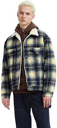 Levi's Vintage Fit Sherpa Trucker Veste Homme Jack Ponderosa Pine (Vert) XXL