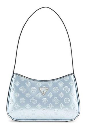 Guess Arnela Top Sac à bandoulière zippé avec logo bleu poudré, Logo bleu poudré, Taille unique