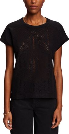 Esprit Damen 033ee1k316 T-Shirt, 001/Black, XXS