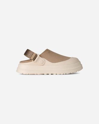 UGG GoldenGlow Canvas-Clog f&uuml;r Damen in Brown, Gr&ouml;&szlig;e