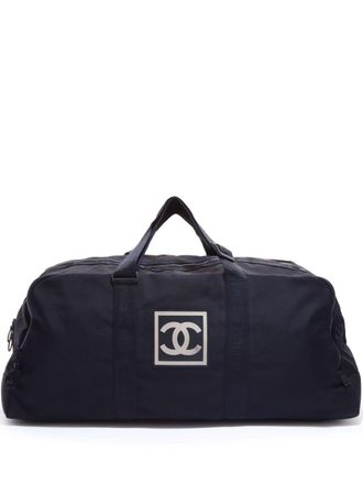 Chanel sac fourre-tout Sports Line (2002-2003) - Noir