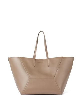 Brunello Cucinelli BC Duo Tote Bag aus Kalbsleder - Nude