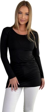 Mississhop Langarmshirt Modisches Damen-Longshirt mit langen Ärmeln
