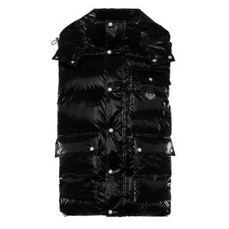 Philipp Plein Nylon Puffer Weste - - Jackets - Herren - Schwarzk - M