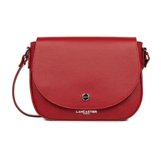 Lancaster Femme, Sacs, Rouge, Taille: ONE Size Sac bandoulière à rabat magnétique Bao