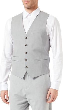 s.Oliver Mens 2128664 Weste, grau 91M1, 52