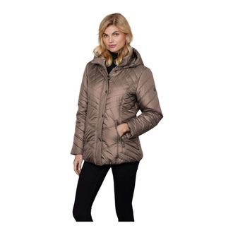 Junge Steppjacke Comfort Fit Taupe - - Jackets - Damen - Braun - 4XL