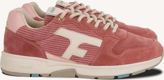 Faguo Baskets en velours roses suède - OLIVE