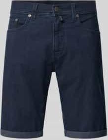 Pierre Cardin Jeansshorts mit Label-Detail