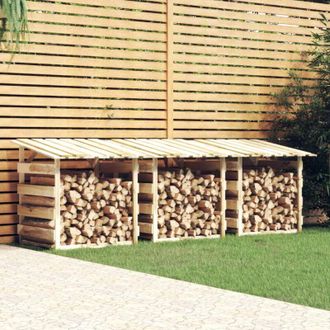 vidaXL Vidaxl - Pergolas avec toits 3 pcs 100x90x100 cm Bois de pin impr&eacute;gn&eacute;